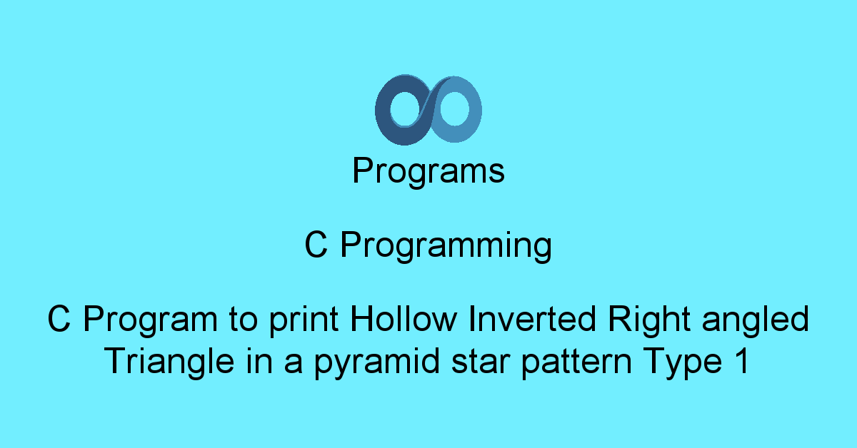 Oodlescoop C Programming Programs C Program To Print Hollow Inverted