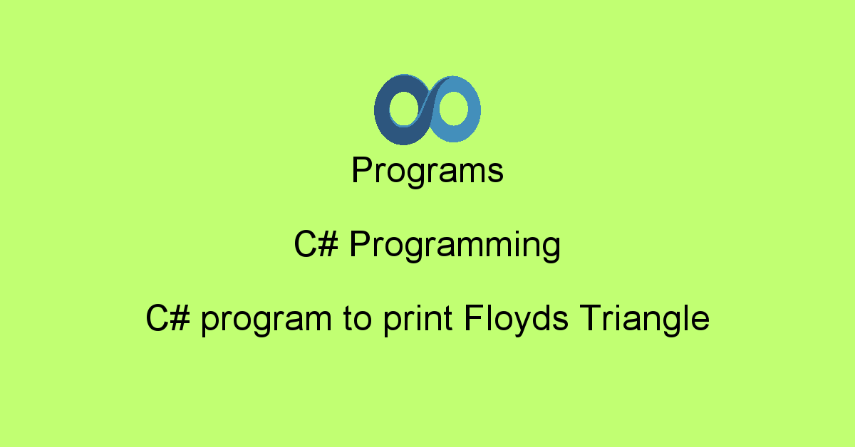 Programs C Programming C Program To Print Floyds Triangle Oodlescoop