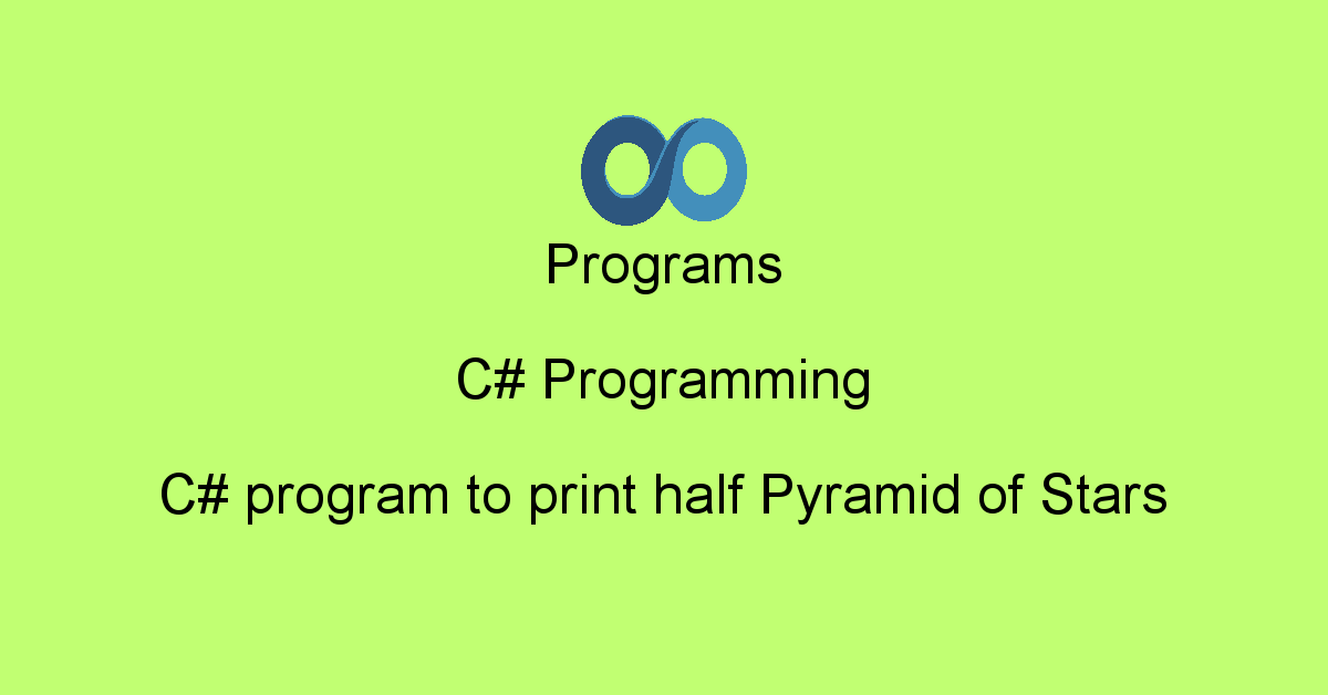 Programs C Programming C Program To Print Half Pyramid Of Stars