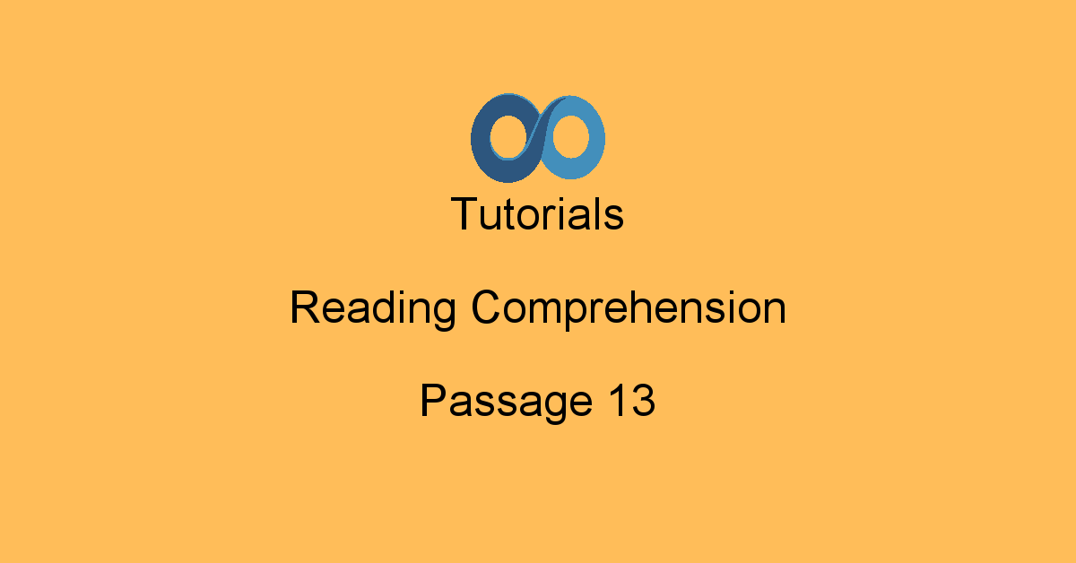 oodlescoop | Reading Comprehension Tutorials: Passage 13